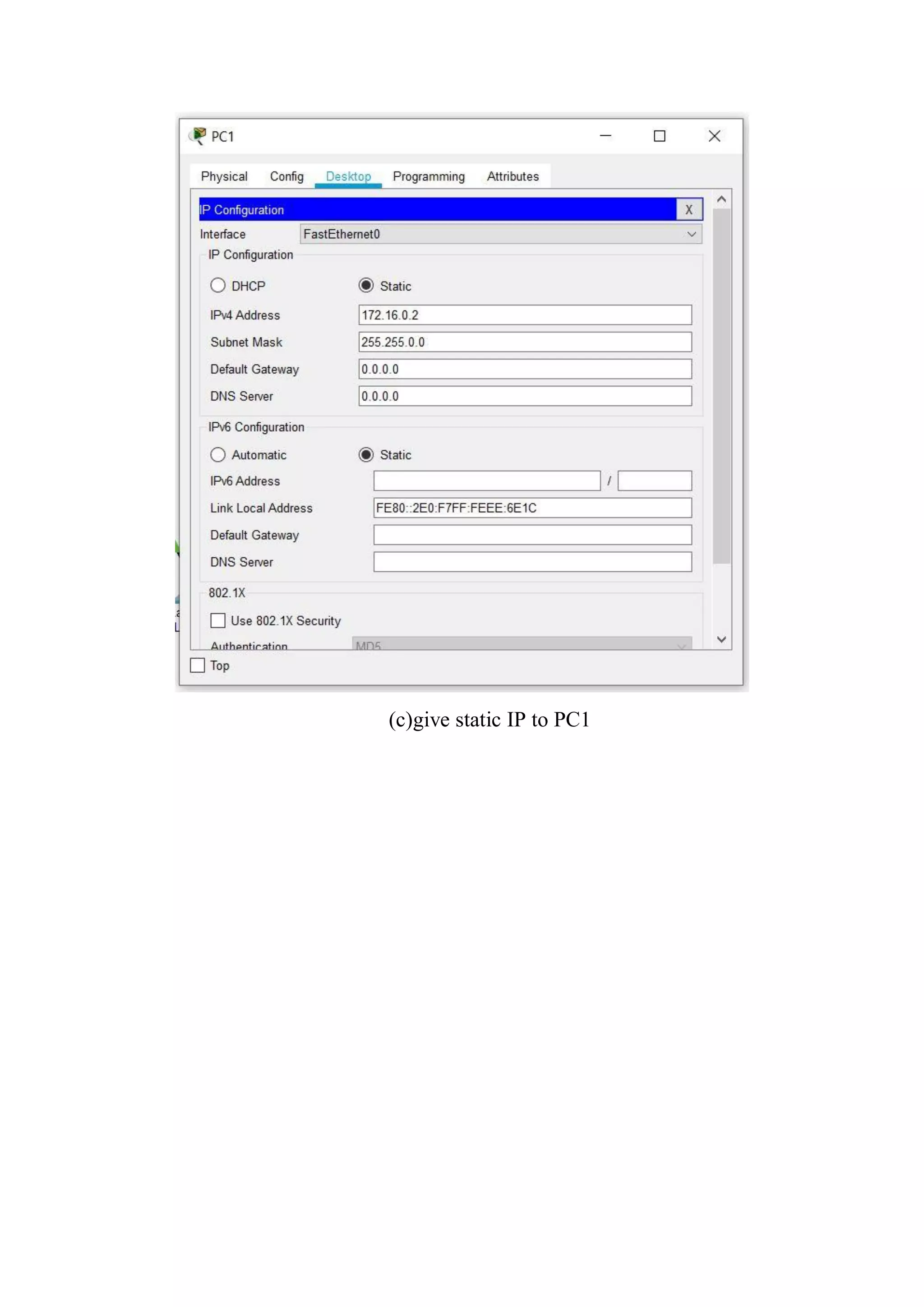 Advanced computer network lab manual (practicals in Cisco Packet tracer ...