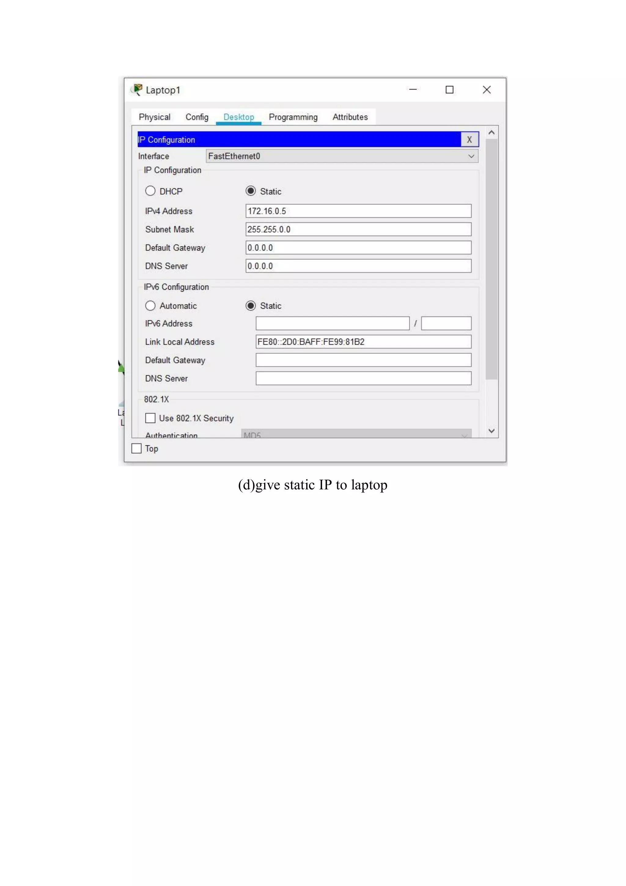 Advanced computer network lab manual (practicals in Cisco Packet tracer ...