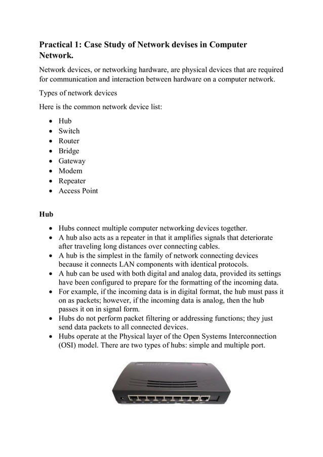 Advanced computer network lab manual (practicals in Cisco Packet tracer ...