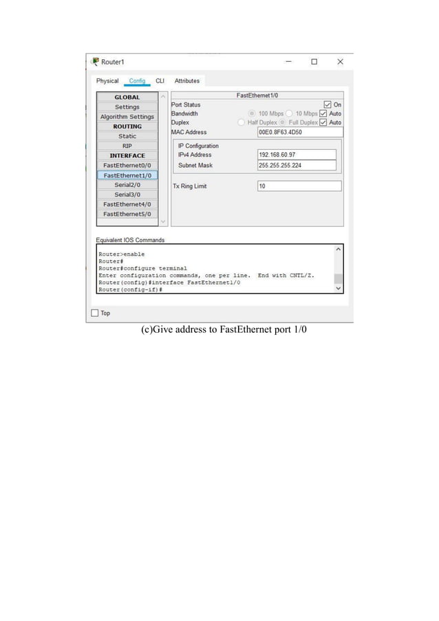Advanced computer network lab manual (practicals in Cisco Packet tracer ...