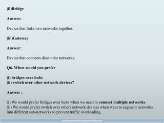 Advanced Computer Network Assignment Help | PPTX