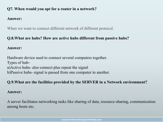Advanced Computer Network Assignment Help | PPTX