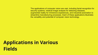 Advanced Computer Vision.pptx ppot on the advace computer visino | PPTX