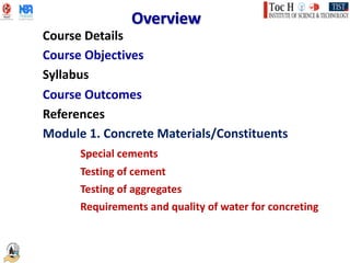 Advanced concrete technology | PDF