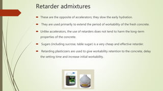 Advanced concrete technology | PPTX