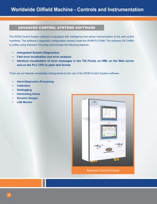 Controls and Instrumentation, Control System Software - WOM Group | PDF