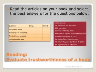 Advanced conversation, History's Mysteries | PDF