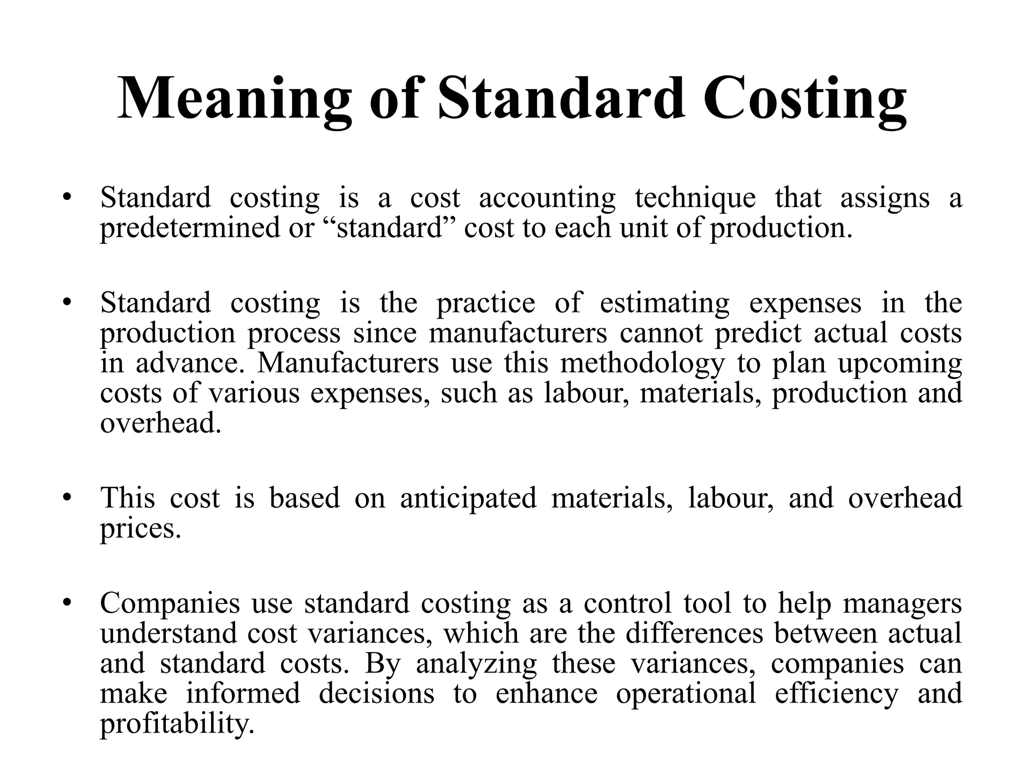 Advanced Cost Accountancy (Techniques of Costing) | PPTX