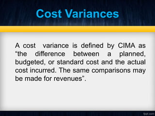 Standard Costing | PPT