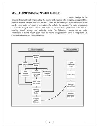 MASTER BUDGET | DOCX