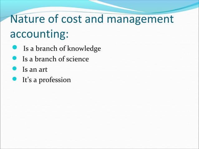 Advanced cost management | PPT
