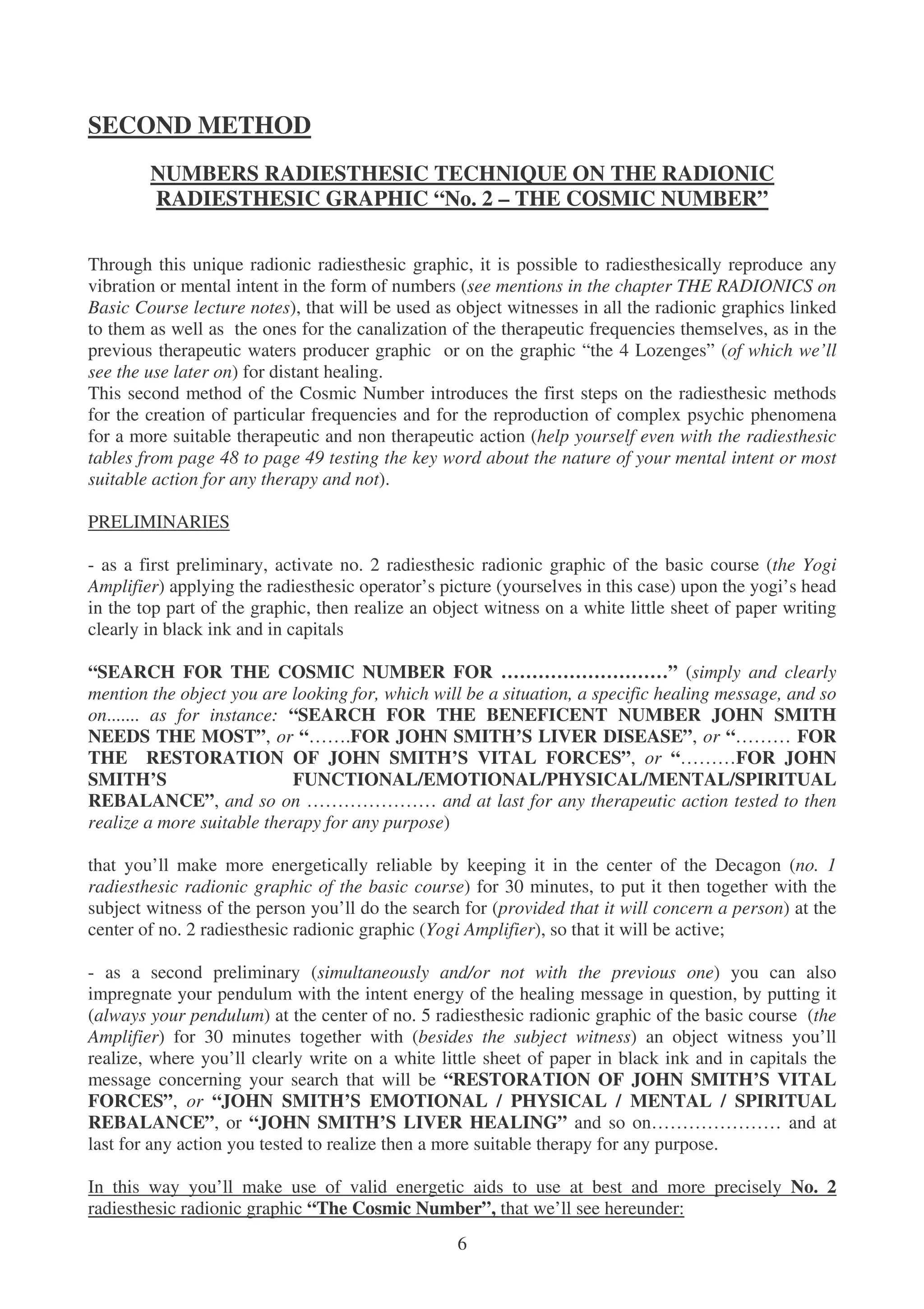 Advanced course of radionics and radiesthesia | PDF