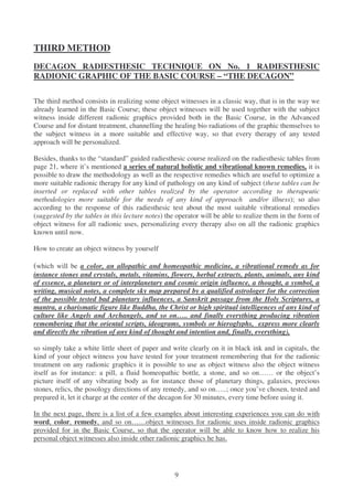 Advanced course of radionics and radiesthesia | PDF