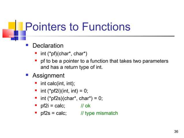 Advanced C programming | PPT
