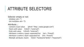 Advanced CSS Tricks and Techniques | PPT