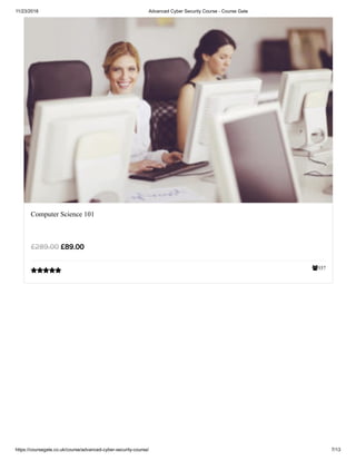 Advanced cyber security course - course gate | PDF