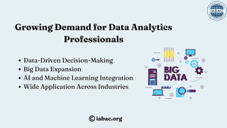 Advanced Data Analytics Certifications | IABAC | PPT