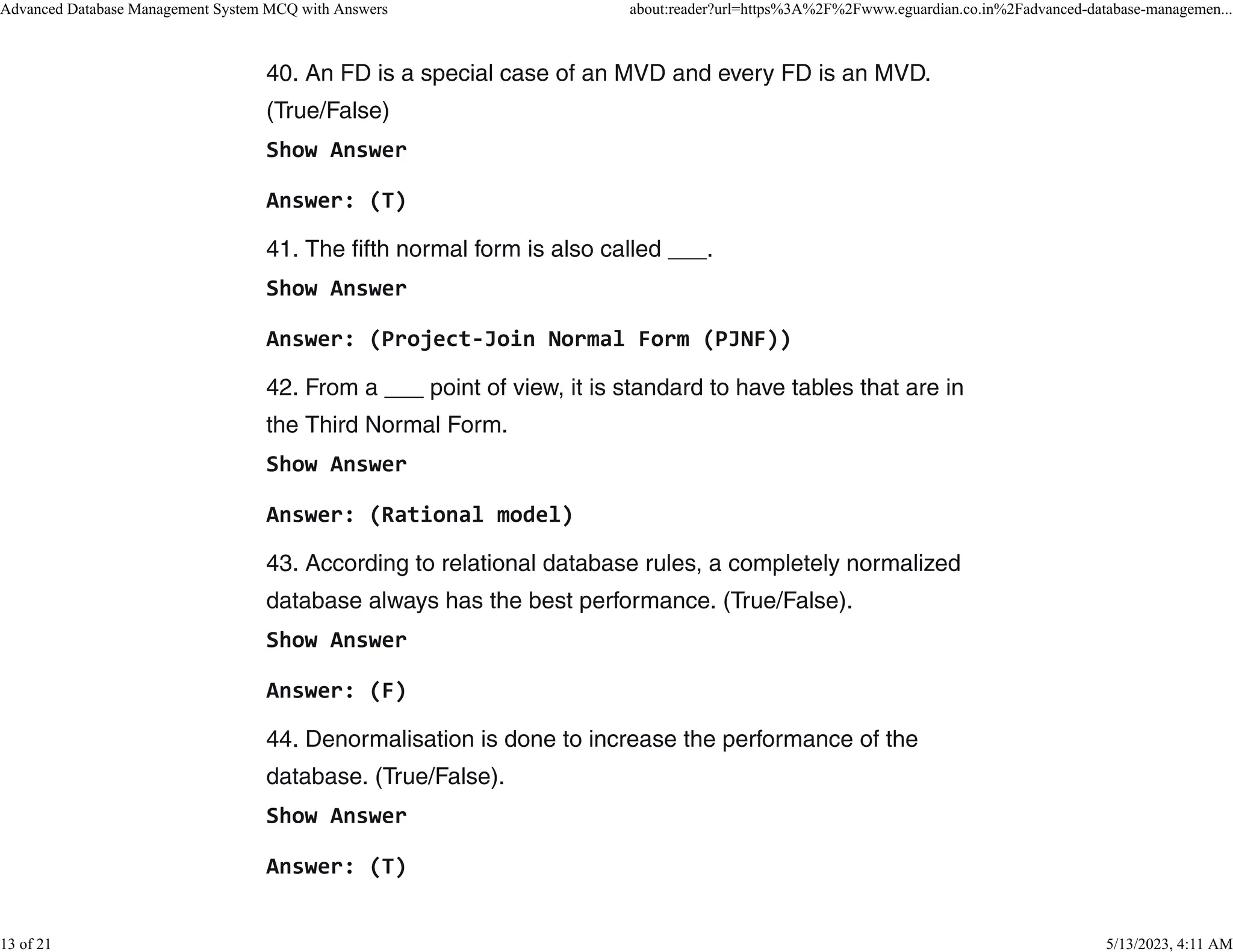 Advanced Database Management System MCQ with Answers_071802.pdf