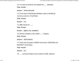 Advanced Database Management System MCQ with Answers_071802.pdf