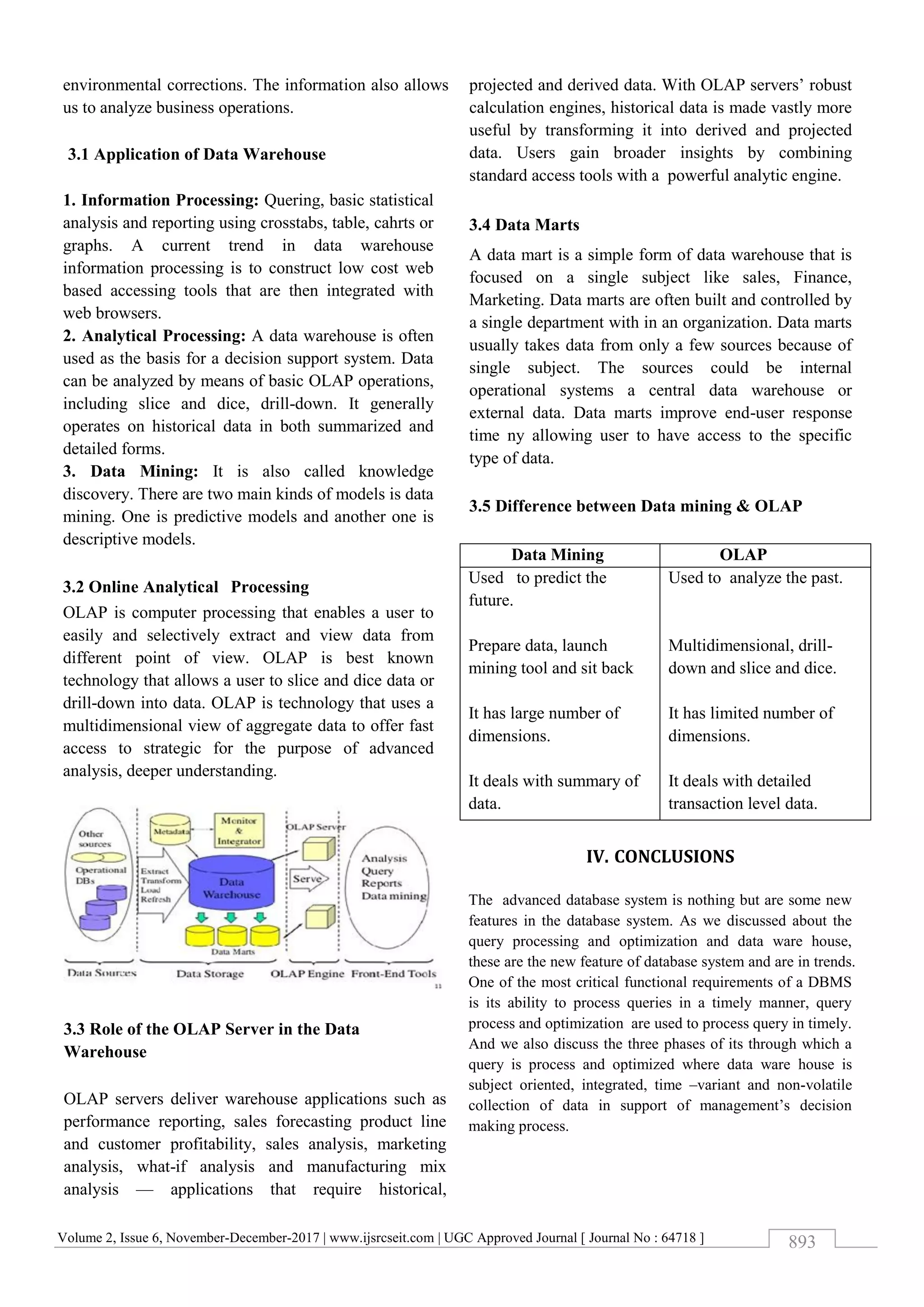 Advanced Database System | PDF