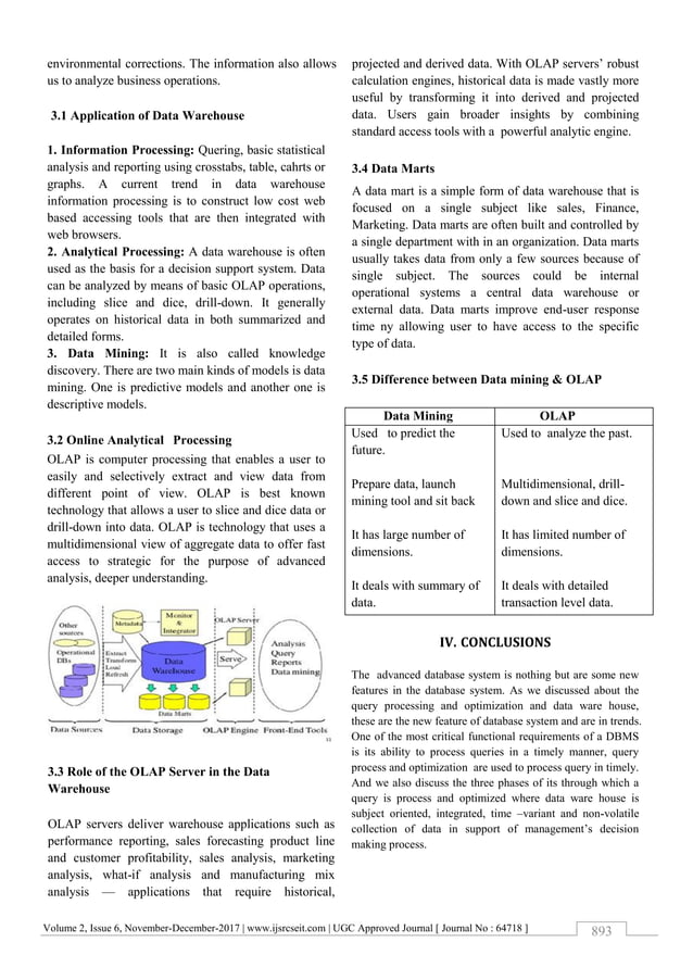 Advanced Database System | PDF