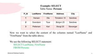 Advanced Database Systems - Presentation 2.pptx