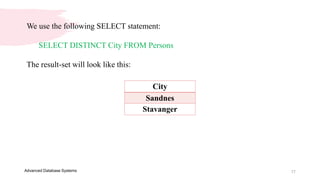 Advanced Database Systems - Presentation 2.pptx