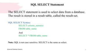 Advanced Database Systems - Presentation 2.pptx