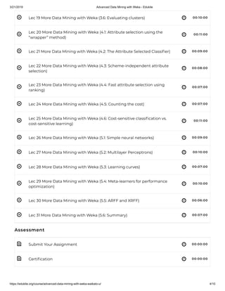 Advanced Data Mining with Weka - Edukite | PDF