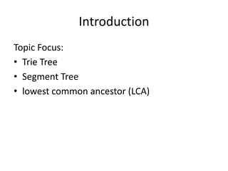 Advanced data structure | PPTX | Programming Languages | Computing