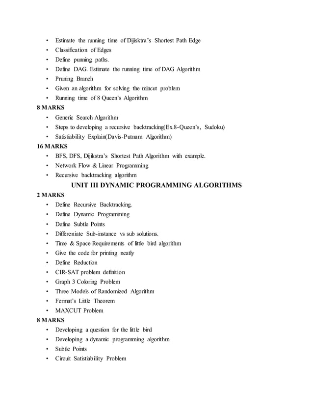 Advanced data structures & algorithms important questions Advanced data structures & algorithms important questions