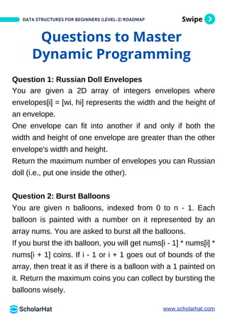 Advanced Data Structures And Algorithms Roadmap By ScholarHat PDF | PDF