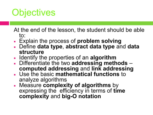Advanced data structures slide 1 2 | PPT