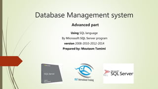 Database Management System - SQL Advanced Training | PPT