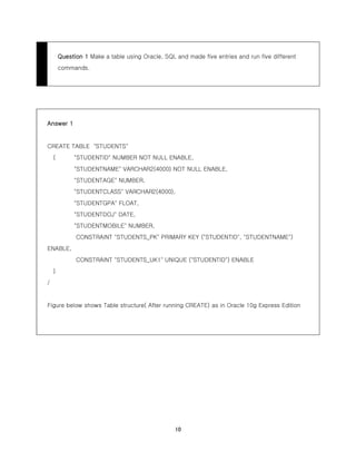 MTech - Advanced_DBMS_Assignment | PDF
