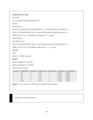MTech - Advanced_DBMS_Assignment | PDF