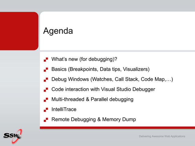 Advanced Debugging with Visual Studio 2013 Preview | PPT