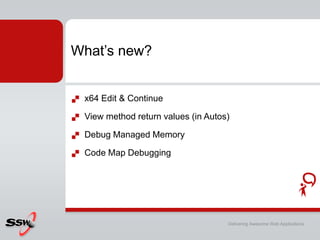 Advanced Debugging with Visual Studio 2013 Preview | PPT