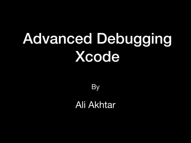 Advanced debugging | PDF