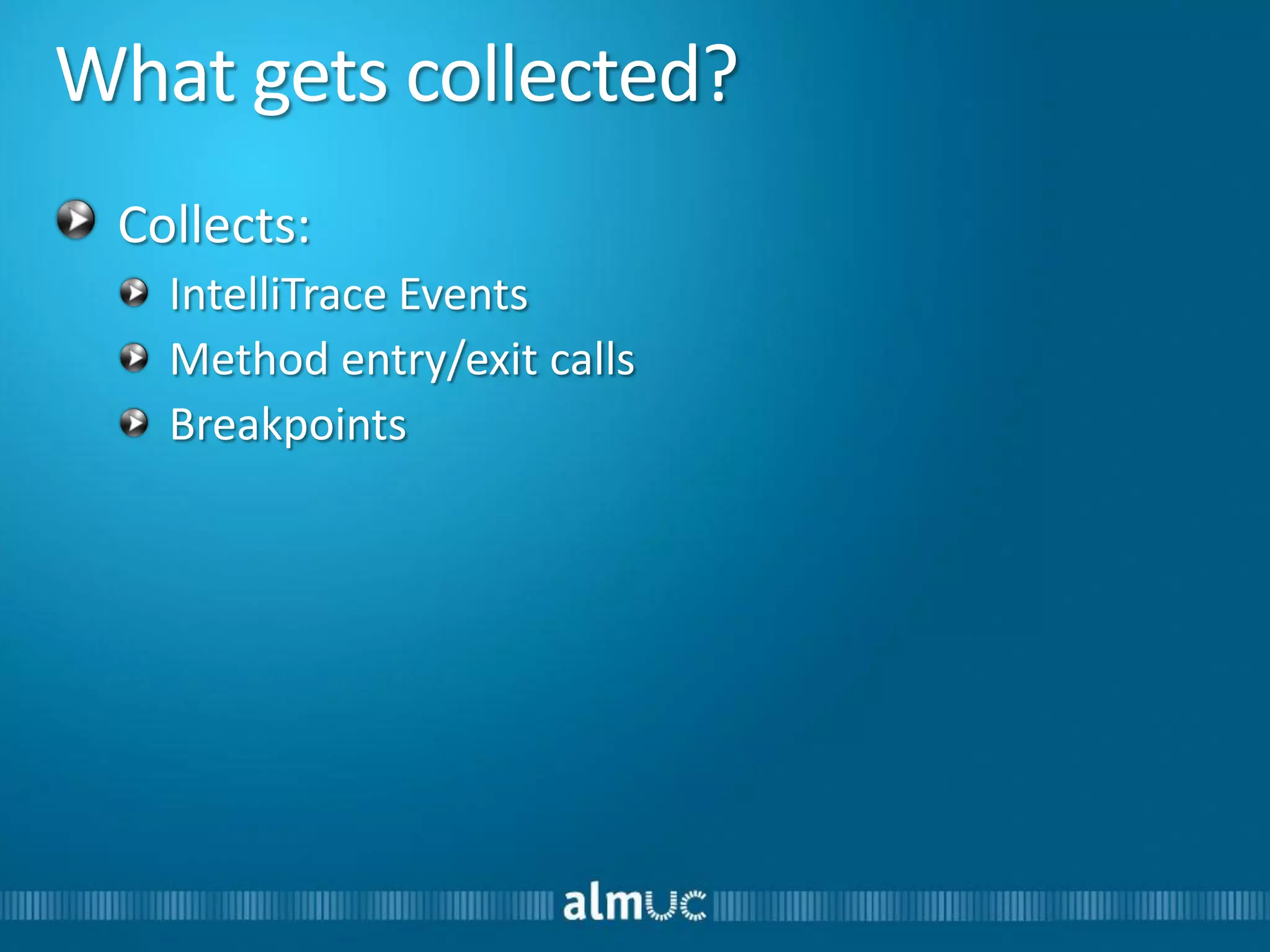 Advanced Debugging Using IntelliTrace | PDF