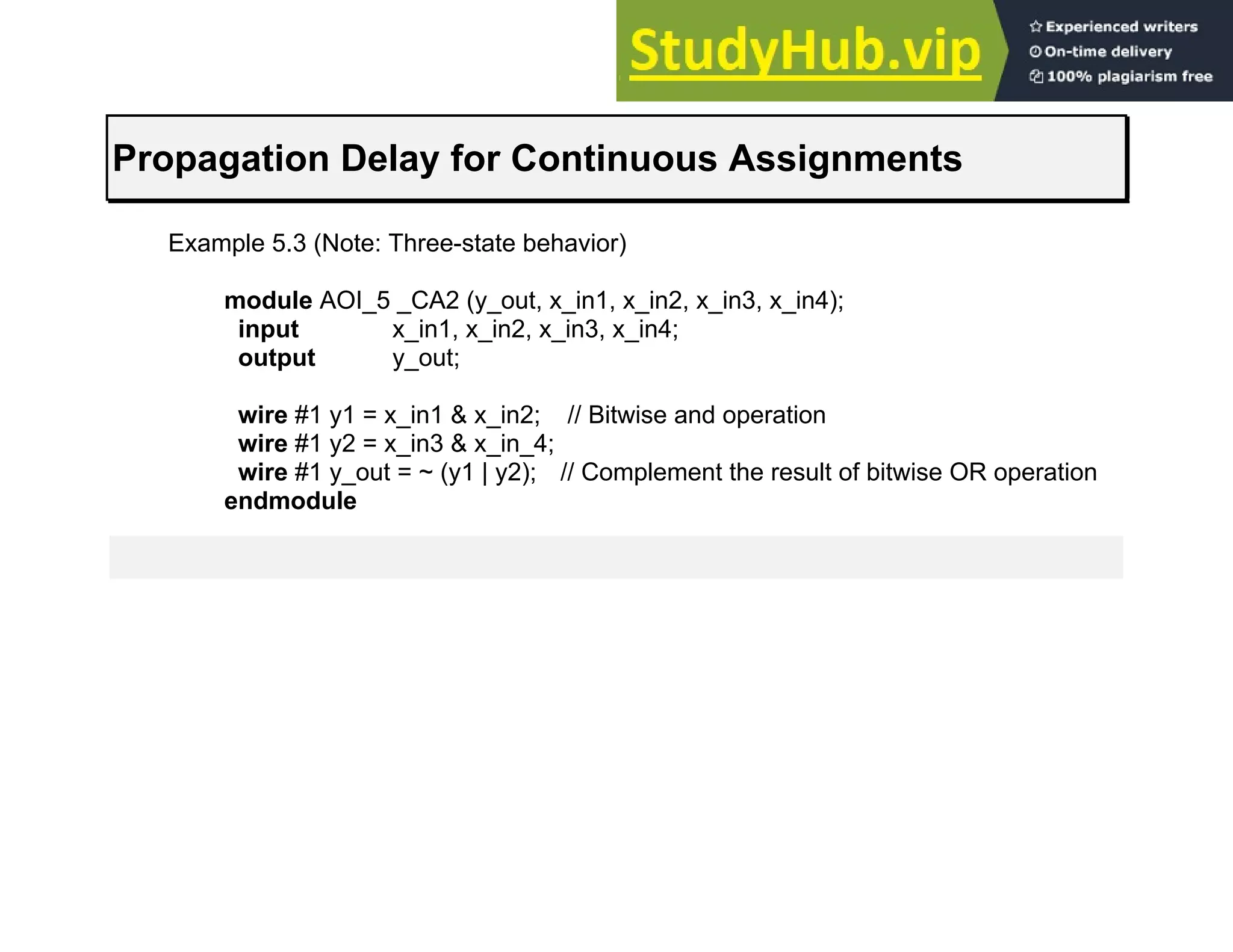 Advanced Digital Design With The Verilog HDL | PDF