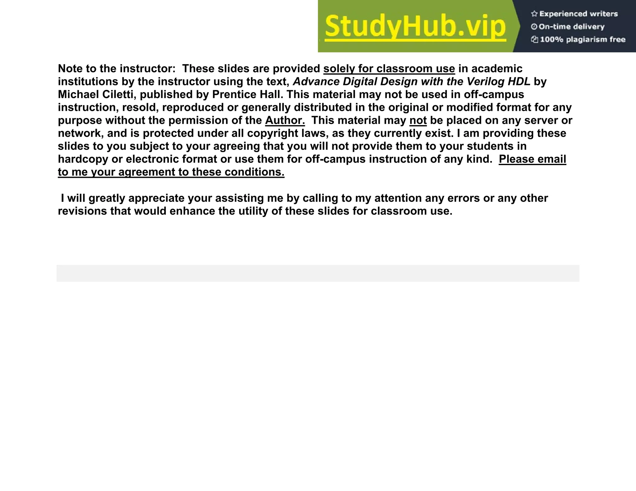Advanced Digital Design With The Verilog HDL | PDF
