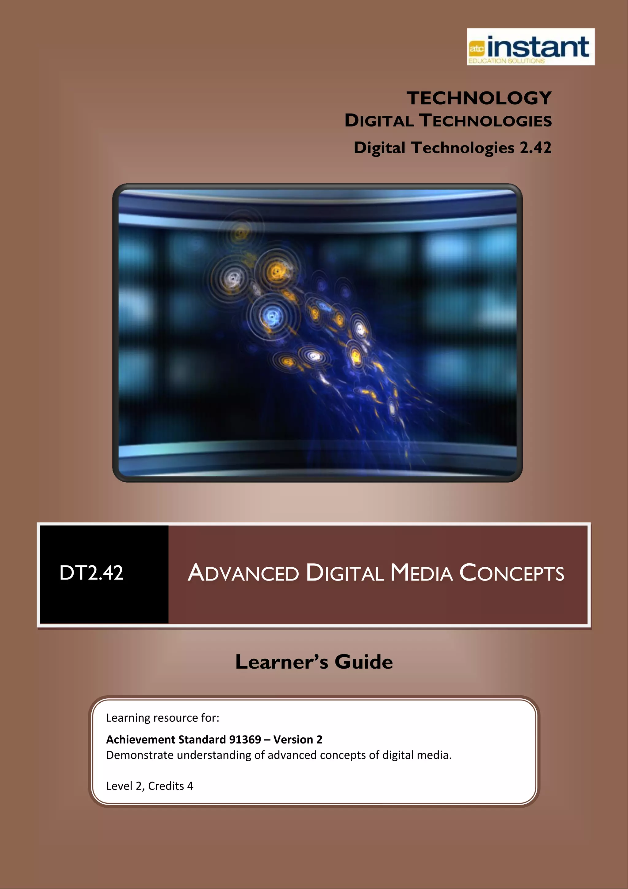 Advanced digital media concepts | PDF