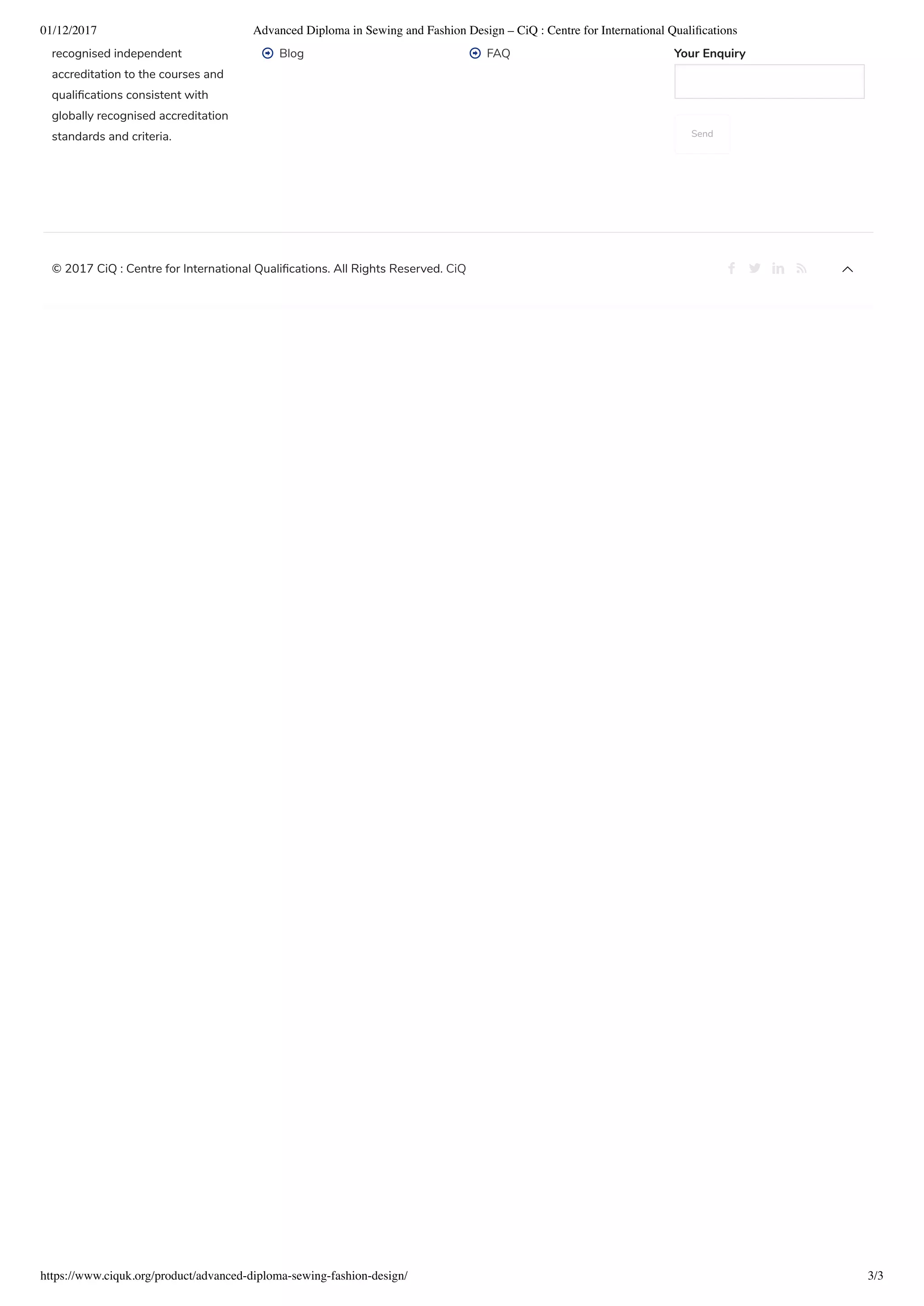 Advanced diploma in sewing and fashion design – Centre for ...