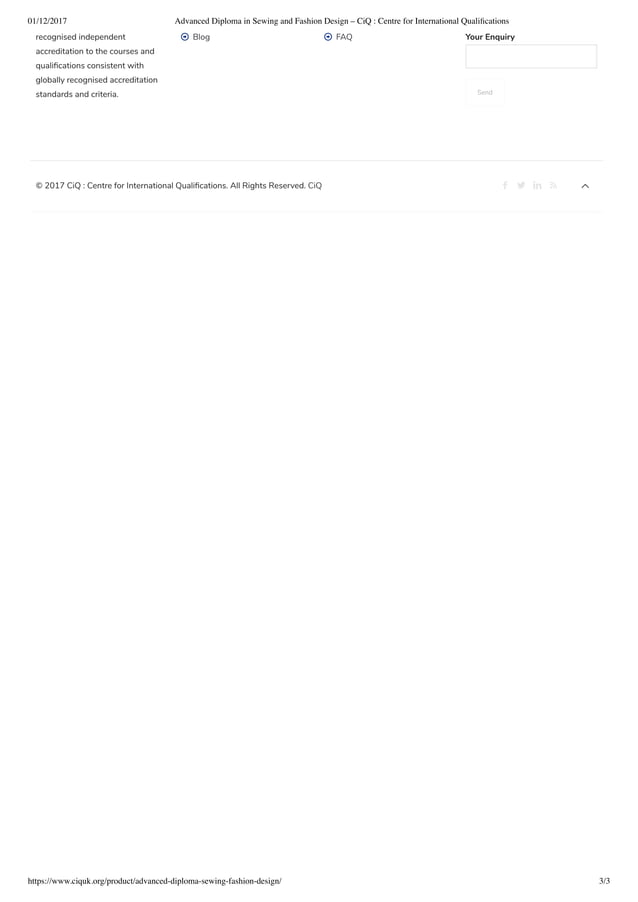 Advanced diploma in sewing and fashion design – Centre for ...