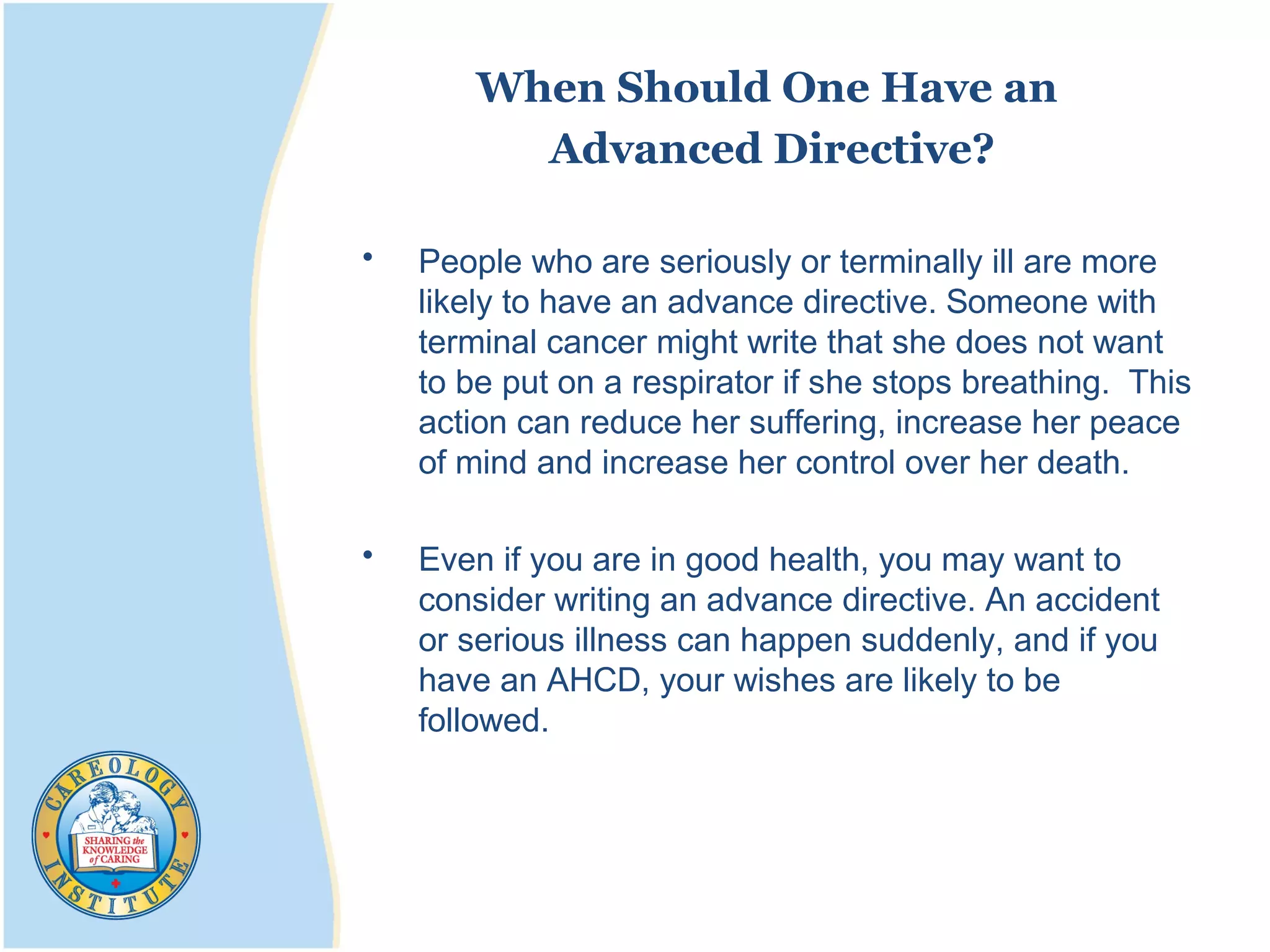 Advanced Directives | PPT