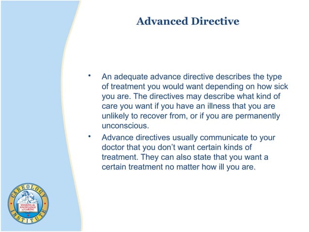 Advanced Directives | PPT