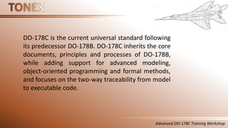 Highly Developed DO-178C Training Workshop | PPTX