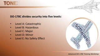 Highly Developed DO-178C Training Workshop | PPTX