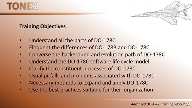 Highly Developed DO-178C Training Workshop | PPTX